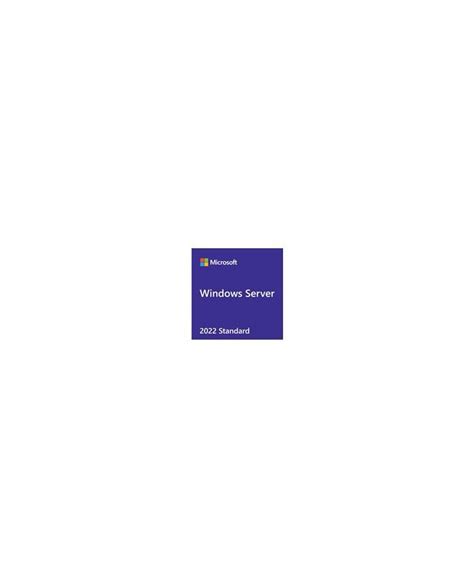 Microsoft Windows Server 2022 Standard License 16 Cores Oem Dv
