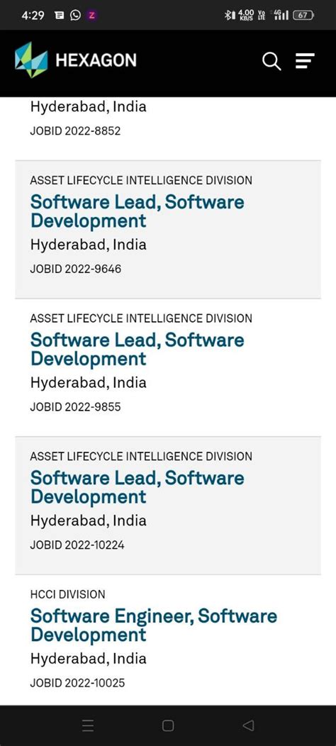 Hexagon Capability Centre India Hcci Is Hiring F Fishbowl