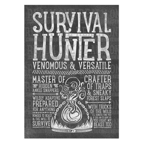 Survival Hunter Class Spec Art Print Realm One