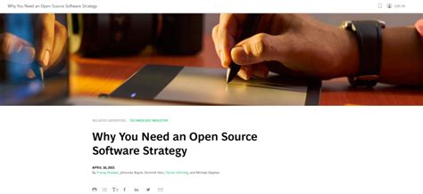 Why You Need An Open Source Software Strategy Novalis