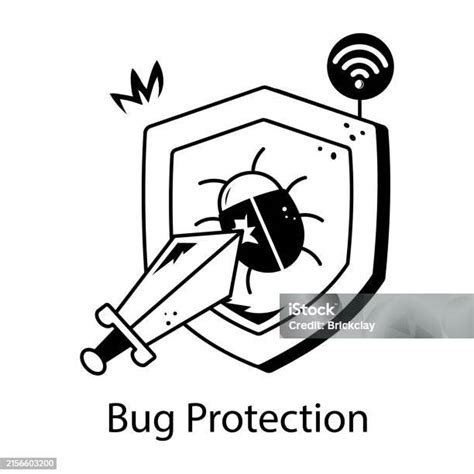 Bug Protection Stock Illustration Download Image Now Doodle