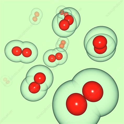 Oxygen Molecules Stock Image A602 0023 Science Photo Library