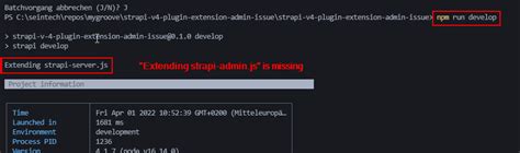 Github Sevbauerstrapi V4 Plugin Extension Admin Issue