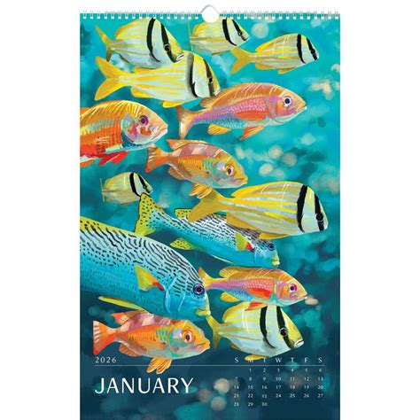 Art Poster 2026 Wall Calendar