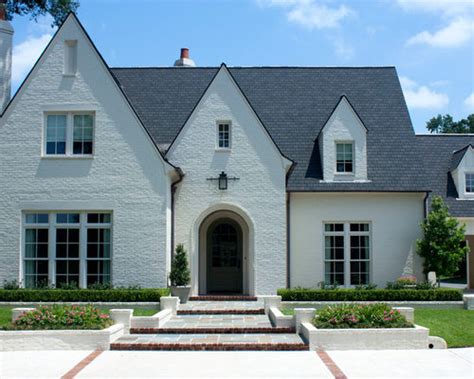 White Brick House Houzz