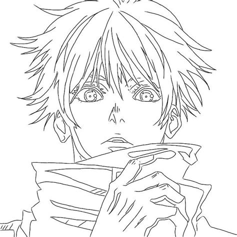 Gojo Saturo In 2025 Manga Coloring Book Chibi Coloring Pages