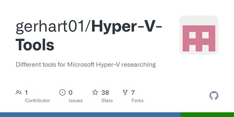 Github Gerhart01hyper V Tools Different Tools For Microsoft Hyper V