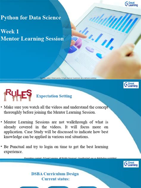 Week1 Pds Mentordeck Pdf Data Science Python Programming Language