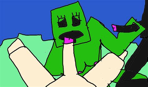 Post 1607569 Creeper Enderman Minecraft Rule 63 Steve