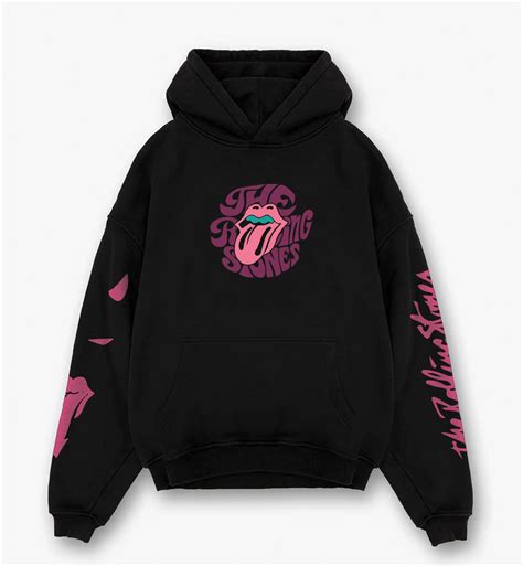 The Rolling Stones Designed Oversized Hoodie Hauntrex