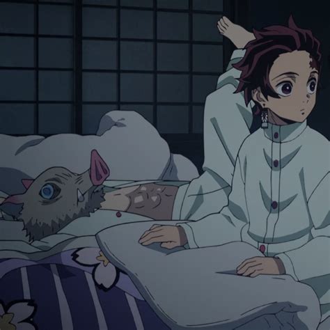 Tanjiro And Inosuke Anime Demon Anime Character Design Anime