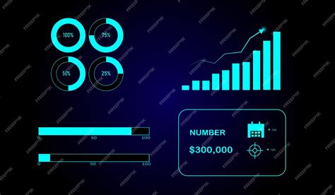 Premium Vector Creative Vector Illustration Of Hud Interface Elements Set Infographics Sci Fi