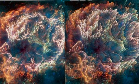 🛰 Cassiopeia A James Webb 3d Software Analysis・ Stl File For 3d