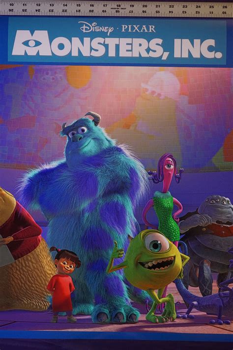 Monsters Inc Sulley Mike Boo Celia Randal Disney Movie Poster 24x36 New