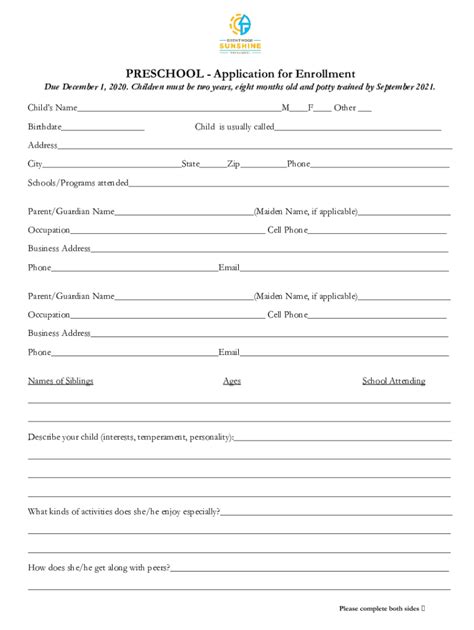 Fillable Online Classical Preparatory Early Academy Traditional