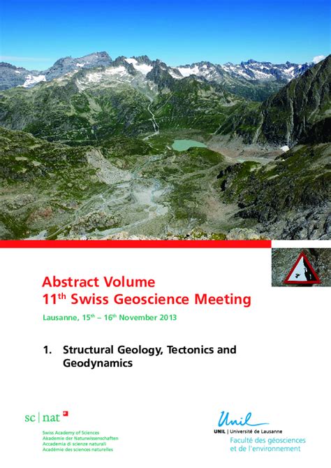 Pdf Structural Geology Tectonics And Geodynamics