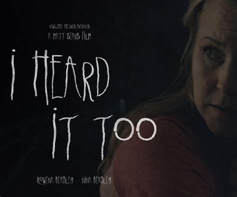 I Heard It Too 2 De Outubro De 2014 Filmow