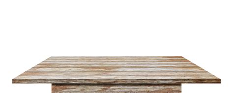 Empty Wooden Table Top Isolated 10870523 Png