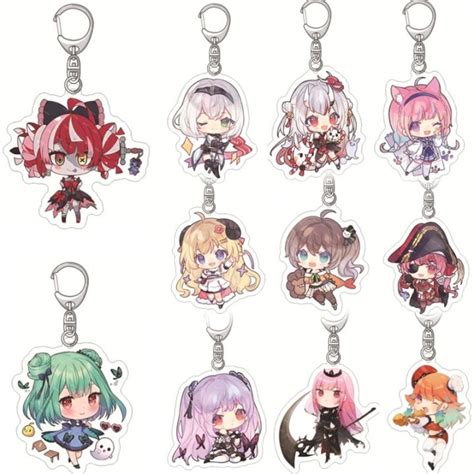 Lz Hololive Vtuber Cole O Chaveiro Yuzuki Choco Tokoyami Towa Gawr