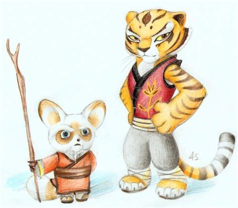 Master Shifu And Tigress Kung Fu Panda Master Shifu Furry Art