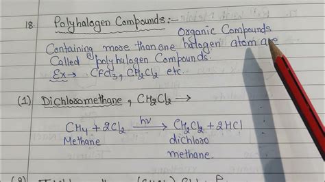 Haloalkanes And Haloarenes Class 12 Chemistry Polyhalogen Compounds