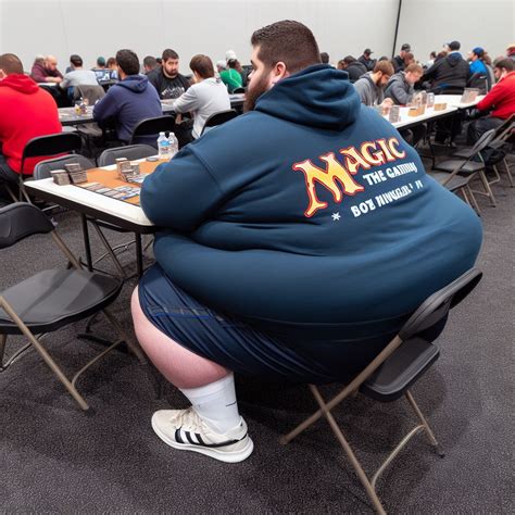 Some Magic Nerds Who May Not Be Able To Fit Through The Gaming Store Doors For Much Longer