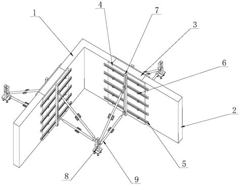 一种预制墙体用铝合金模板支撑结构的制作方法