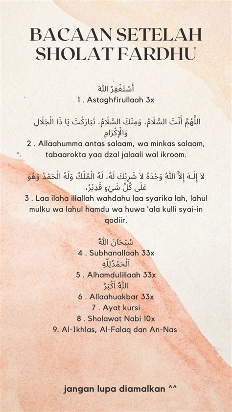 Dzikir Sayyidul Istighfar Artofit