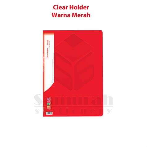 Jual Map Clear Holder 60 Pocket Polos Folio Jenia Album Plastik Isi 60 Lembar Kantong Bening