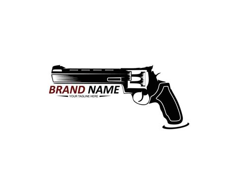 Gun Logo Template Military And Weapon Logo Design Vector 23806622