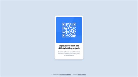 Basic Webpage With Qr Code Using Css Flexbox Coding Challenge Solution