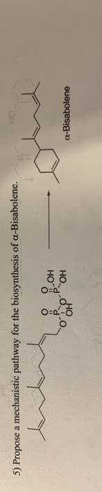 Solved 5) Propose a mechanistic pathway for the biosynthesis | Chegg.com