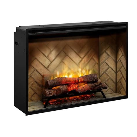 Dimplex Revillusion 42 Inch Weathered Concrete Built In Electric Firebox