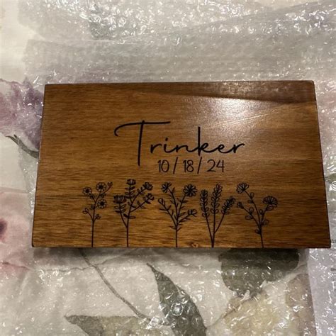 Personalized Cribbage Board Anniversary T For Couples Alder Cherry