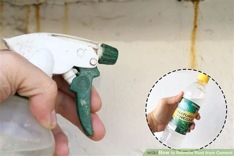 Ways To Remove Rust From Cement WikiHow How To Remove Rust Cleaning Hacks Deep Cleaning Tips