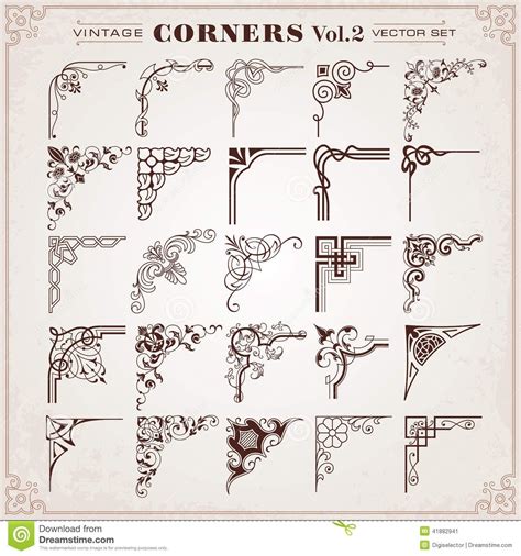 Border Elements Vector At Collection Of Border