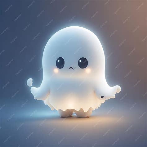 Adorable Chibi Anime Ghost Cute And Vector Arto Premium Ai Generated