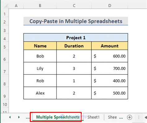 How To Copy And Paste In Excel And Keep Cell Size Examples