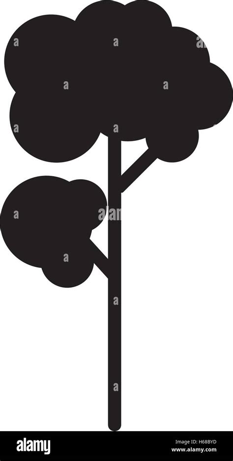 Tree Pictogram Icon Image Stock Vector Image And Art Alamy