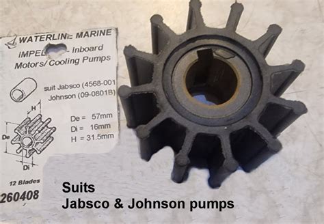 Jabsco And Johnson Impeller Precision Marine Inboard Ski Boat Specialist