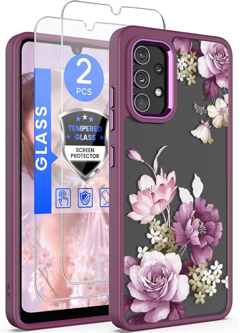 Dretal For Samsung Galaxy A32 4g Case With Tempered Glass