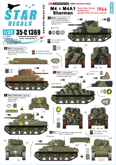 135 Wwii アメリカ 太平洋戦線 1944年の戦い M4m4a1シャーマン戦車 パプア＝ニューギニアガダルカナルブーゲンビル他