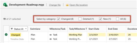 Refresh Timeline Data Imported From Excel