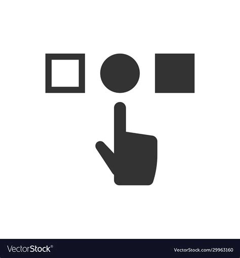 Choice Selection Icon Royalty Free Vector Image