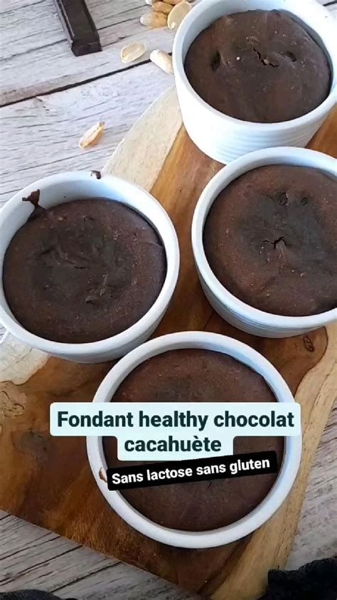 Fondant Chocolat Cacahuete Sans Gluten Gateau Light Sans Gluten Collations