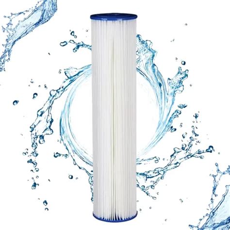 Refil Filtro Big Blue Plissado Lavável 20 X 4 12 25 Micra Frete Grátis