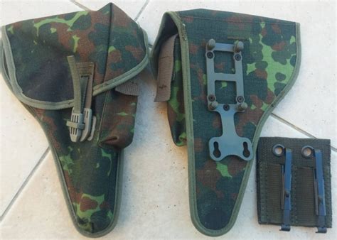Bundeswehr Flecktarn Camo Walther P1 P38 Pistol Holster German Army