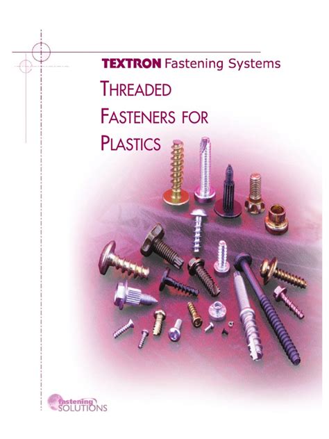 Threaded Fasteners For Plastics Screw Strength Of Materials