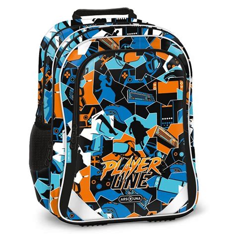 Ars Una Ergonomikus Iskolatáska Hátizsák Player One Gyerekajándék