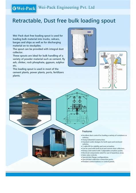 Retractable Bulk Loading Spout At Best Price In Mumbai Id 2854998915230